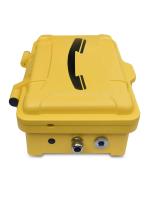 China Outdoor Industrial Telephone with Strong Noise Canceling Telescopic Stainless Steel Cable Tube and Industrial Grade Silicone Keypad for sale