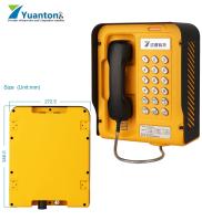 China IP68 Weatherproof Industrial Telephone with Magnetic Handset and Telescopic Stainless Steel Cable Tube for sale