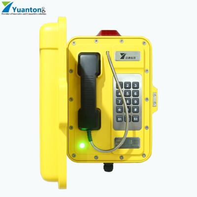 China Industrial Weatherproof Telephone with 90dB Buzzer SIP/Analog Outdoor Intercom Call Station Box for sale