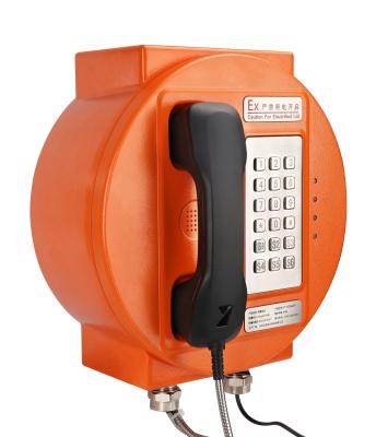 China Aluminium Alloy Enclosure Explosion Proof Telephone with Strong Noise Canceling and IP66 Protection for Hazardous Areas for sale