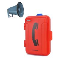 China Wall Mounting Warning Light Industrial Analog Telephone  Waterproof For Pabx Telephone Systems for sale