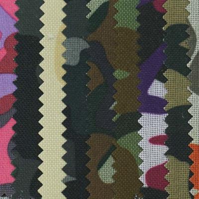China PVC Waterproof 600D Camouflage Print Fabric Durable Woven Nylon for sale