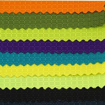 China Polyamide Bag Nylon Woven Fabric Grid Chessboard Pattern For Backpack for sale