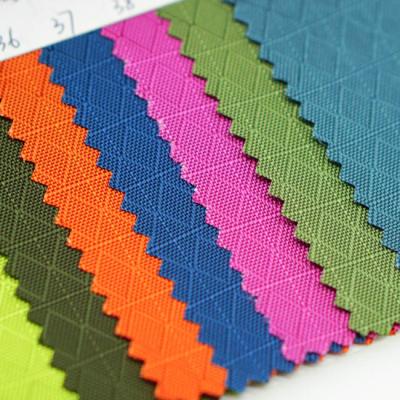 China Diamond Lattice Pattern Nylon Oxford Cloth 100% Polyamide Ripstop for sale