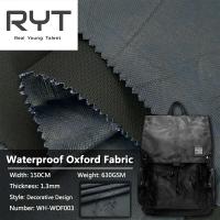 China Polyester Canvas Coating Oxford Material Waterproof Decorative Design for sale