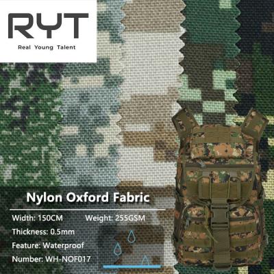China 100% Waterproof Durable Printing Nylon Oxford Fabric For Backpack for sale