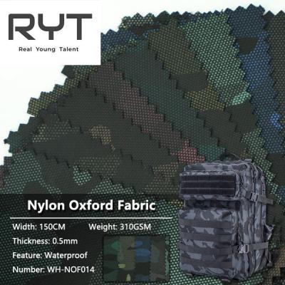 China Coating Camouflage Printing 100% Nylon Oxford Fabric Waterproof Durable for sale