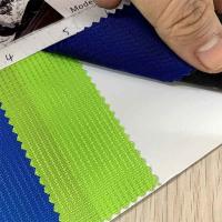 China 300D rPET Chain Grid Oxford Fabric | Recycled Polyester | Wholesale B2B Supplier for sale