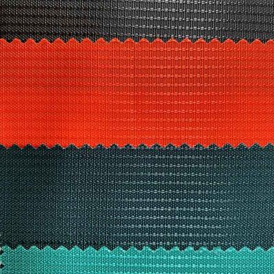 China 300D rPET Chain Grid Oxford Fabric | Recycled Polyester | Wholesale B2B Supplier for sale