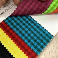 China 600D rPET Cationic Two-Tone Plaid Fabric | Recycled Polyester | Wholesale B2B Supplier for sale