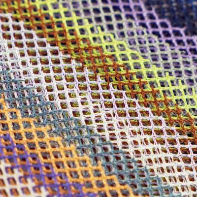 China Diamond 80GSM Polyester Mesh Fabric Moisture Absorption Fabric for sale