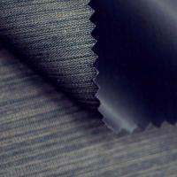 China 100% Polyester Durable Fabric Waterproof PVC Cloth Straight Line Surface For Luggage And Backpack for sale