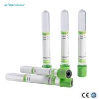China Disposable Sodium / Lithium Heparin Gel Vacuum Blood Collection Tubes PSGT 13*100mm for sale