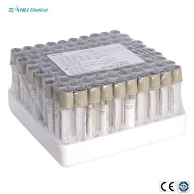 China Gray Vacuum Blood Collection Tube Medical Appliance Glucose Tube for sale
