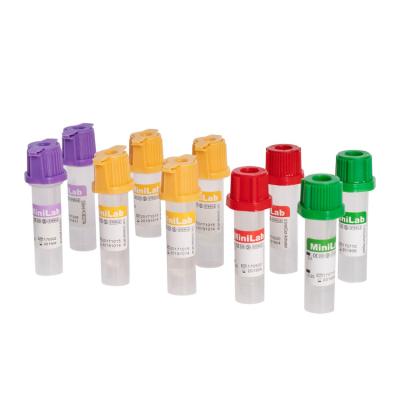 China ISO9001 CE Approved Micro Blood Collection Tube Sterile 0.5ml 0.25ml for sale