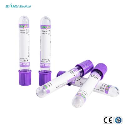 China Disposable Serum Blood Collection Tube Purple EDTA K2 K3 Tube for sale