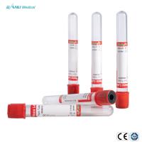 China Disposable Plain Plastic Blood Collection Tubes Red Top for sale