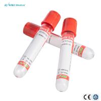 China Disposable Red Top Vacuum Collection Tubes PET Clot Activator Tube for sale