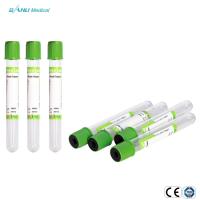 China Lithium Heparin Green Glass Tube Single Use CE ISO Approved For Blood Draw for sale