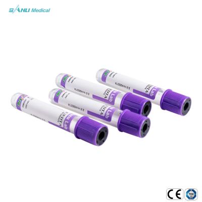 China ISO9001 Vacuum Blood Collection Tubes K2 EDTA  For Blood Hematology Determination for sale