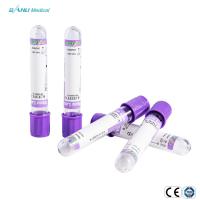 China ISO9001 Glass Blood Collection Tubes 5ml Lavender Top EDTA Tube for sale