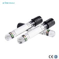 China Black Color Vacuum Blood Collection Tubes 3.8% Sodium Citrate Additive 13x100mm for sale