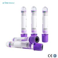China EDTA K2 Plastic Blood Collection Tubes Lavender Top For Blood Hematology Determination for sale