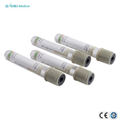 China Grey Top Blood Glucose Tube 13x75mm Sodium Fluoride EDTA Additive for sale