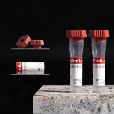 China 0.25ml Capillary Blood Collection Tubes No Additive Rubber Cap With Conduit for sale