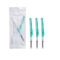 China Blue Safety Blood Collection Needle 21G 3/4 Inch With Flashback Chamber for sale