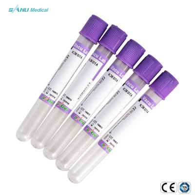 China EDTA  K3 Vacuum Laboratory Blood Collection Tubes Hospital Medical Supplies for sale