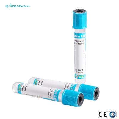 China 10ml Medical Vacuum Coagulation Blood Test Tube Disposable CE 13x75mm for sale