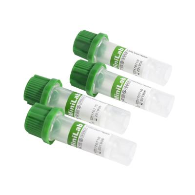 China Disposable Medical Micro Blood Collection Tube 0.5ml ISO13485 8x45mm for sale