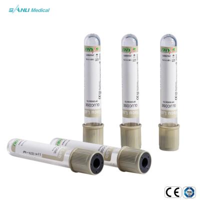 China Glucose Medical Glass Blood Collection Tubes PET Disposable With CE Approved for sale