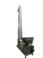 China 1.5KW 7.5m 4L Continuous Z Type Bucket Elevator For Soap Noodles for sale