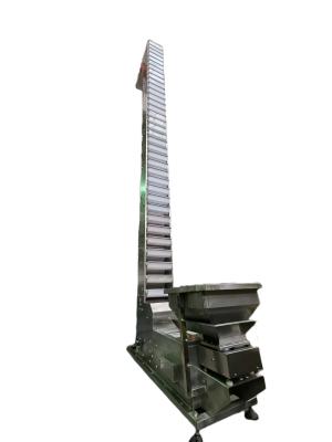 China 1.5KW 7.5m 4L Continuous Z Type Bucket Elevator For Soap Noodles for sale