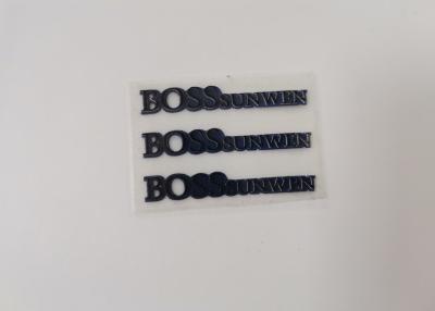China Custom 3D Silicone Heat Transfer Labels for Clothing Embossing Technics 120-130C for sale