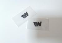 China Custom 3D Molded Silicone Heat Transfer Labels for Garment Bags Washable 1000pcs MOQ for sale