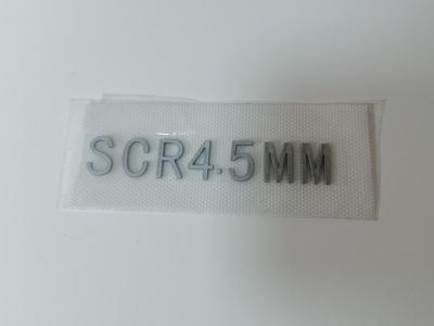 China Custom 3D Molded Silicone Heat Transfer Labels for Garment Logo 1000pcs MOQ for sale