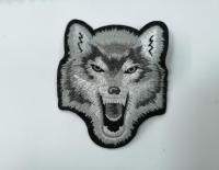 China Custom Embroidered Patches for Clothing Heat Transfer Labels Cotton Satin 5cm Size for sale