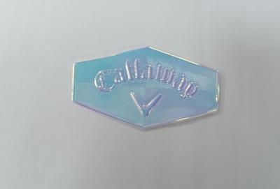 China Eco Friendly TPU Heat Transfer Label Holographic Effect 3D Clothing Patch Custom Size for sale