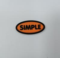 China Custom 3D PVC Silicone Reflective Embossed Logo Patches Sew On Badge 2.5mm Thick for sale