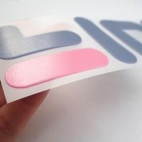China Custom 3D Silicone Heat Transfer Labels Eco Friendly 150-160C for Garments for sale