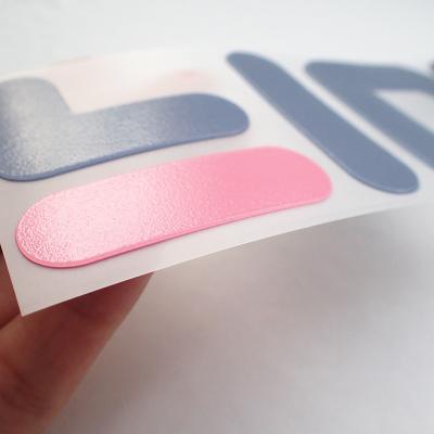 China Custom 3D Silicone Heat Transfer Labels Eco Friendly 150-160C for Garments for sale