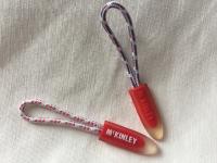China Custom Printed Rubber Zipper Pulls with Cord - TPU Material, 500pcs Packaging, RoHS & OEKO-TEX Certified for sale