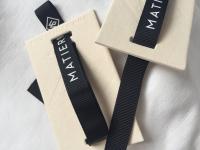 China 12mm Ribbon Clothing Hang Tags with 3D Debossed Logo - Custom OEM Garment Labels 200pc Pack for sale