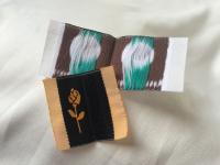 China OEM Woven Care Labels for Garments - 5mm Stitching, 3000pcs Minimum Order, Custom Sizes & Colors for sale