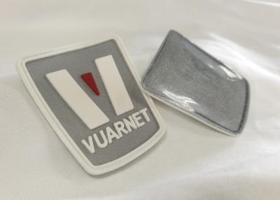China Custom 3D Embossed PVC & Silicone Rubber Patches for Garments - 30mm to 45mm Sizes, Custom Colors for sale