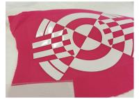 China Custom Silicone Rubber Heat Transfer Clothing Labels Anti-Slip 2D Logo 40°C Wash for sale
