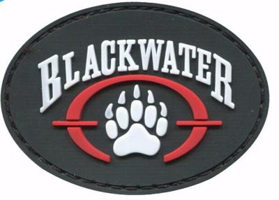 China Custom PVC Rubber Hook and Loop Patches for Clothing Bags Hats 3D Military Style for sale